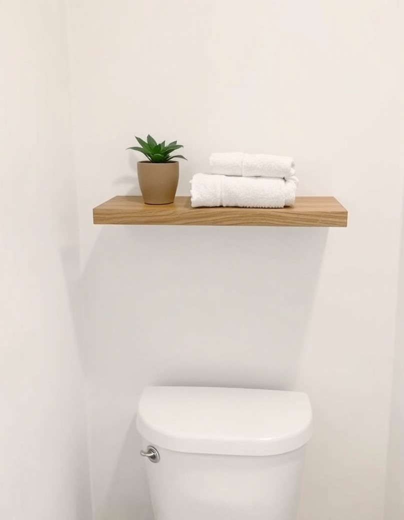 How to Install a Shelf Above the Toilet for Extra Bathroom Storage ...