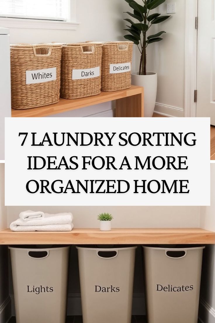 7 Laundry Sorting Ideas For a More Organized Home - Comfy Nesting