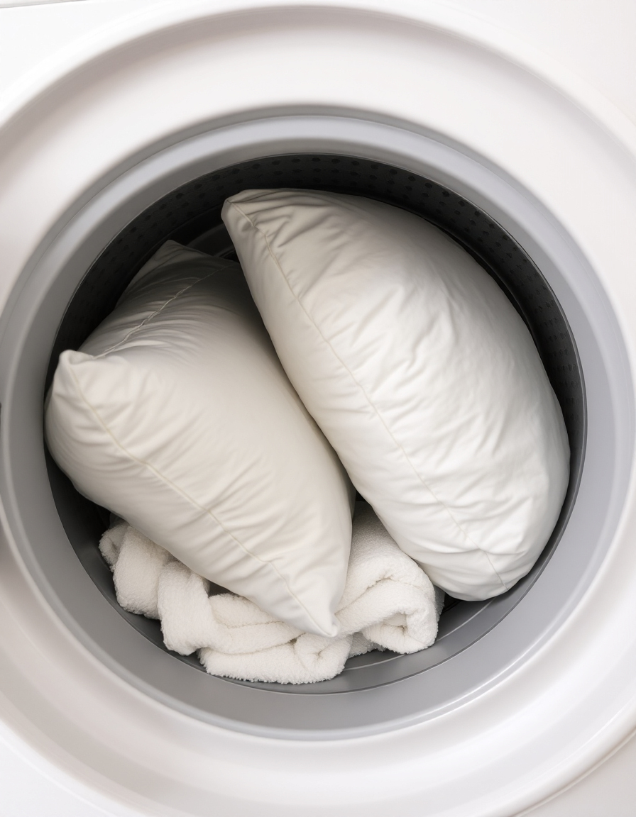 How to Wash Pillows at Home - Comfy Nesting